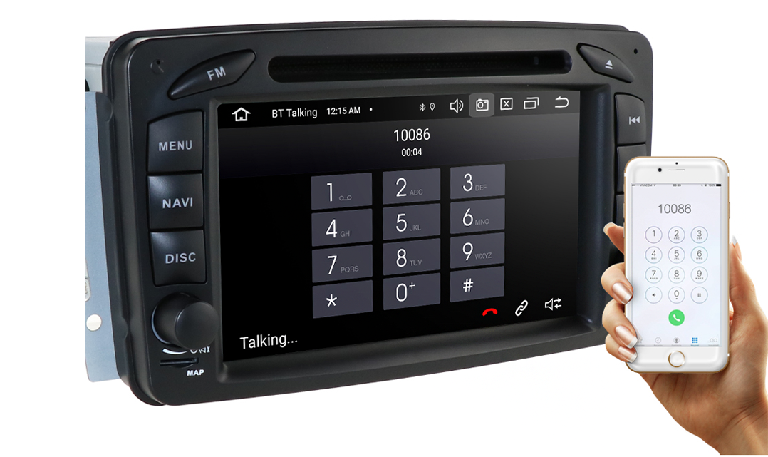 AZOM MX9 Multimedia Bilstereo | Mercedes Benz W209 W210 W203 W170 C208 ...